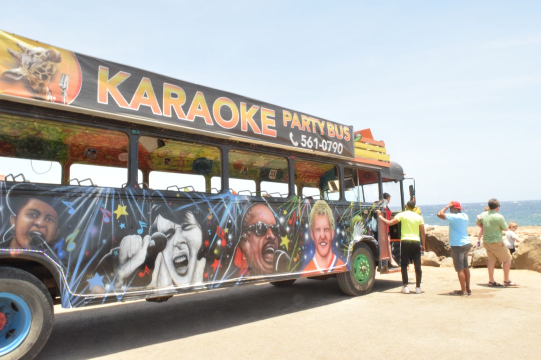 VisitAruba.com - Daylight Tour - Karaoke Party Bus